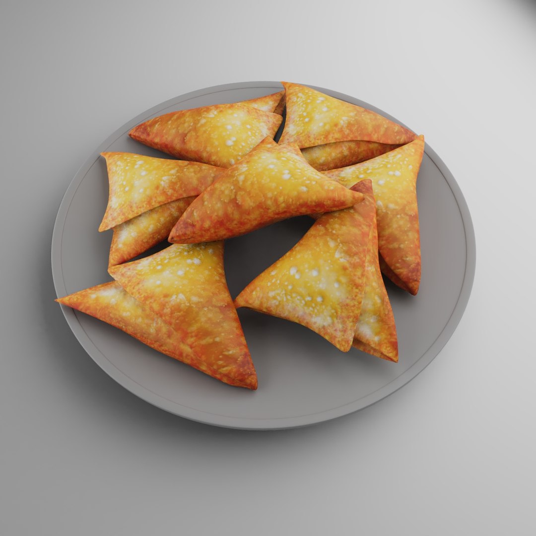 Samosa Sambosa Ramadan Iftar 3D Model - TurboSquid 2368641