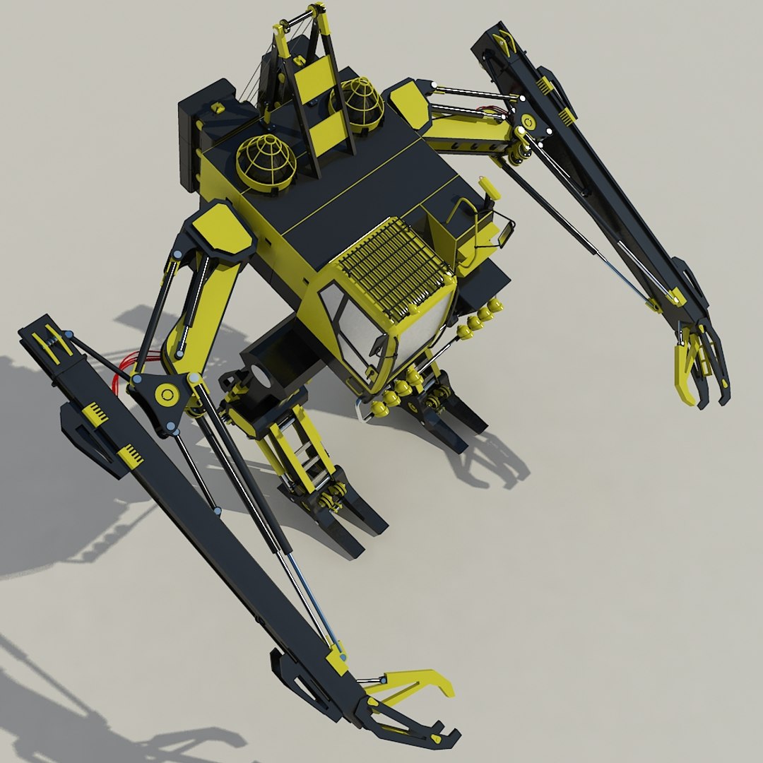 Robot Loader 3d Model