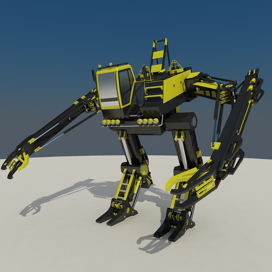 Robot Loader 3d Model