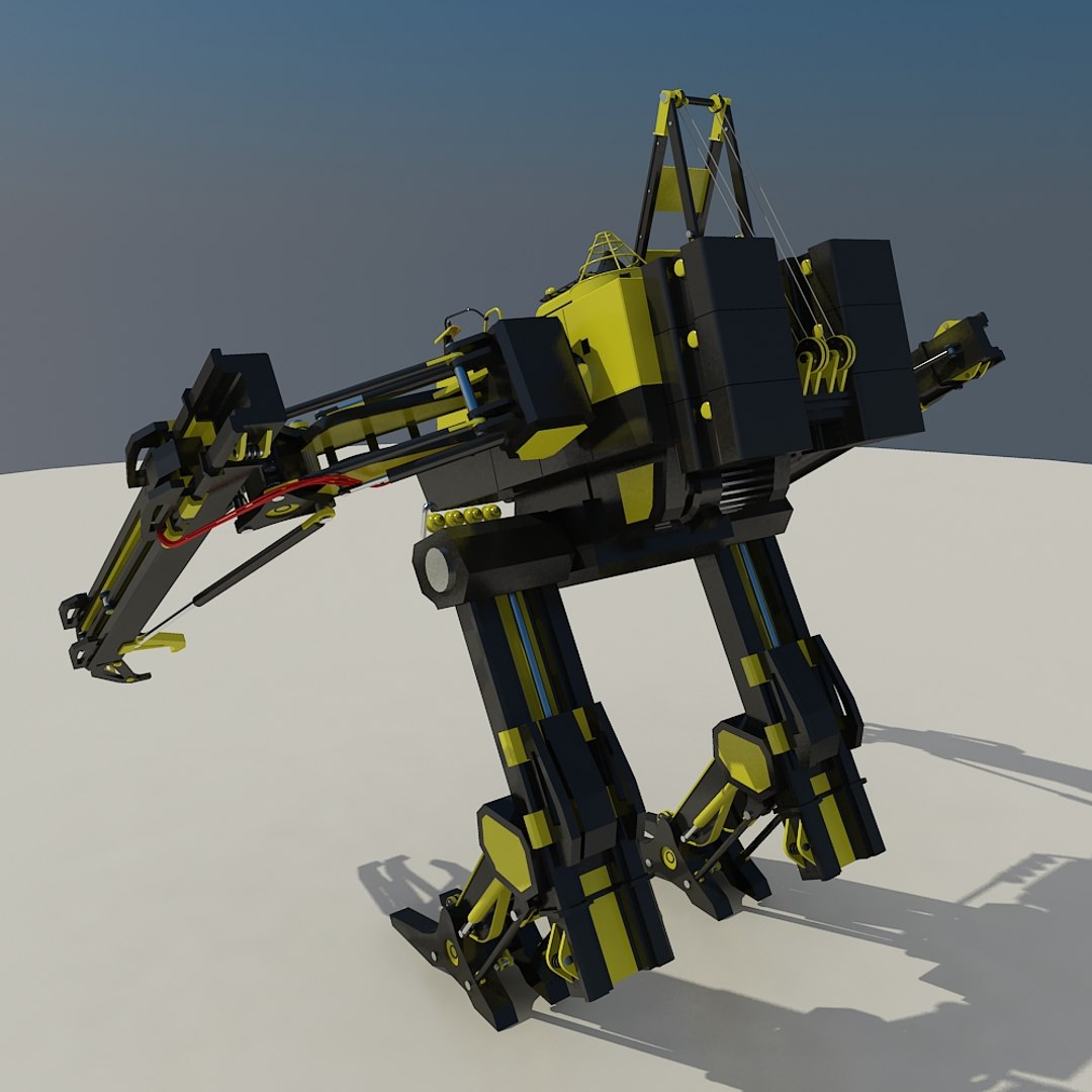 Robot Loader 3d Model