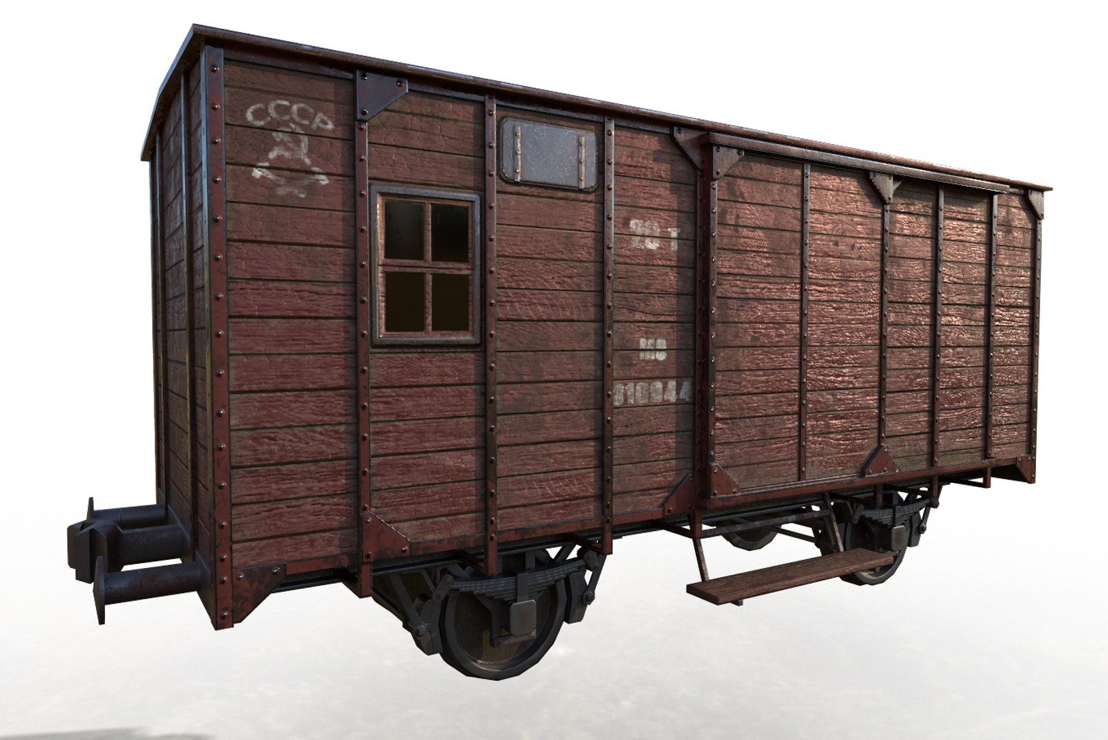 3D Model Car Railroad Carriage - TurboSquid 1389494