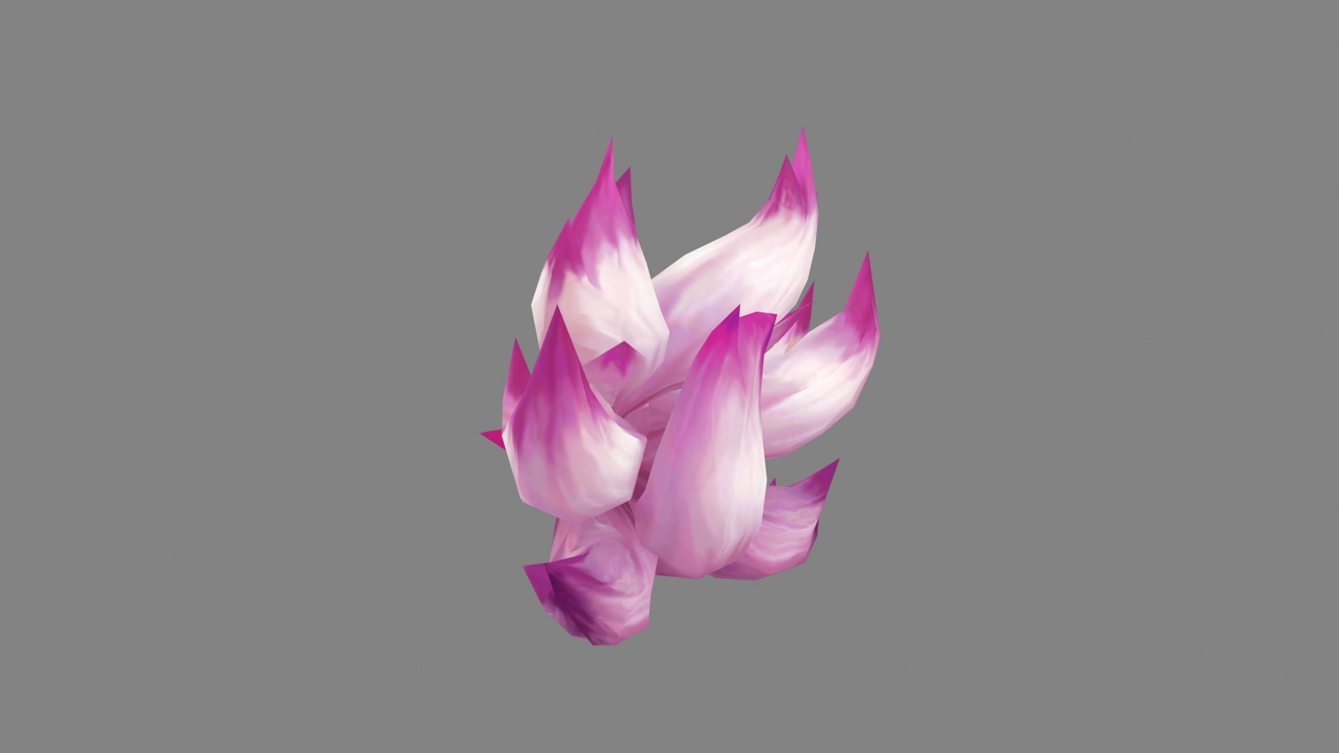 3D Cartoon Pink Fox Tail - TurboSquid 2104540