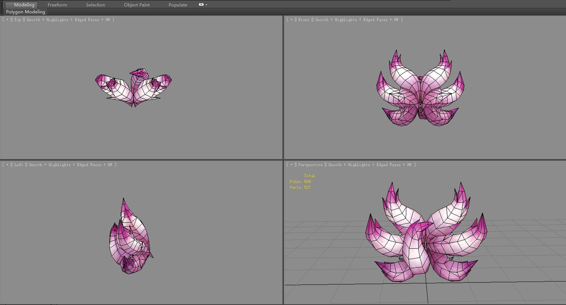 3D Cartoon Pink Fox Tail - TurboSquid 2104540