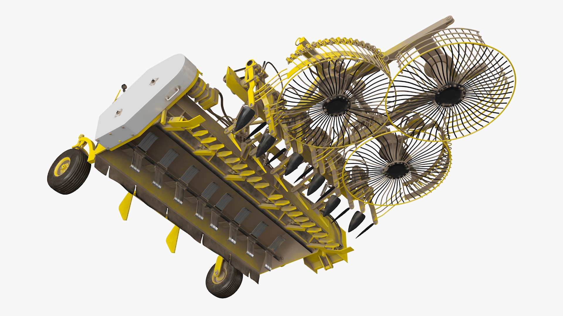 Beet Harvester Vervaet 17T Dusty Yellow 3D Model - TurboSquid 2302381