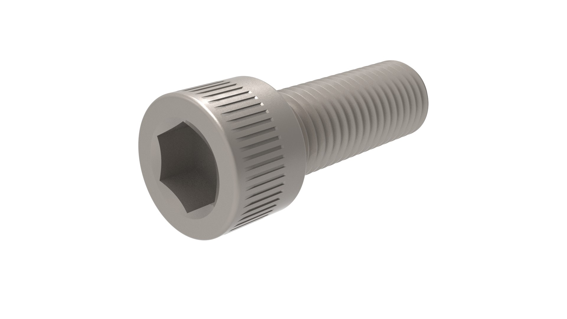 Socket Head Bolt 3-4 Tread 3D - TurboSquid 2225276