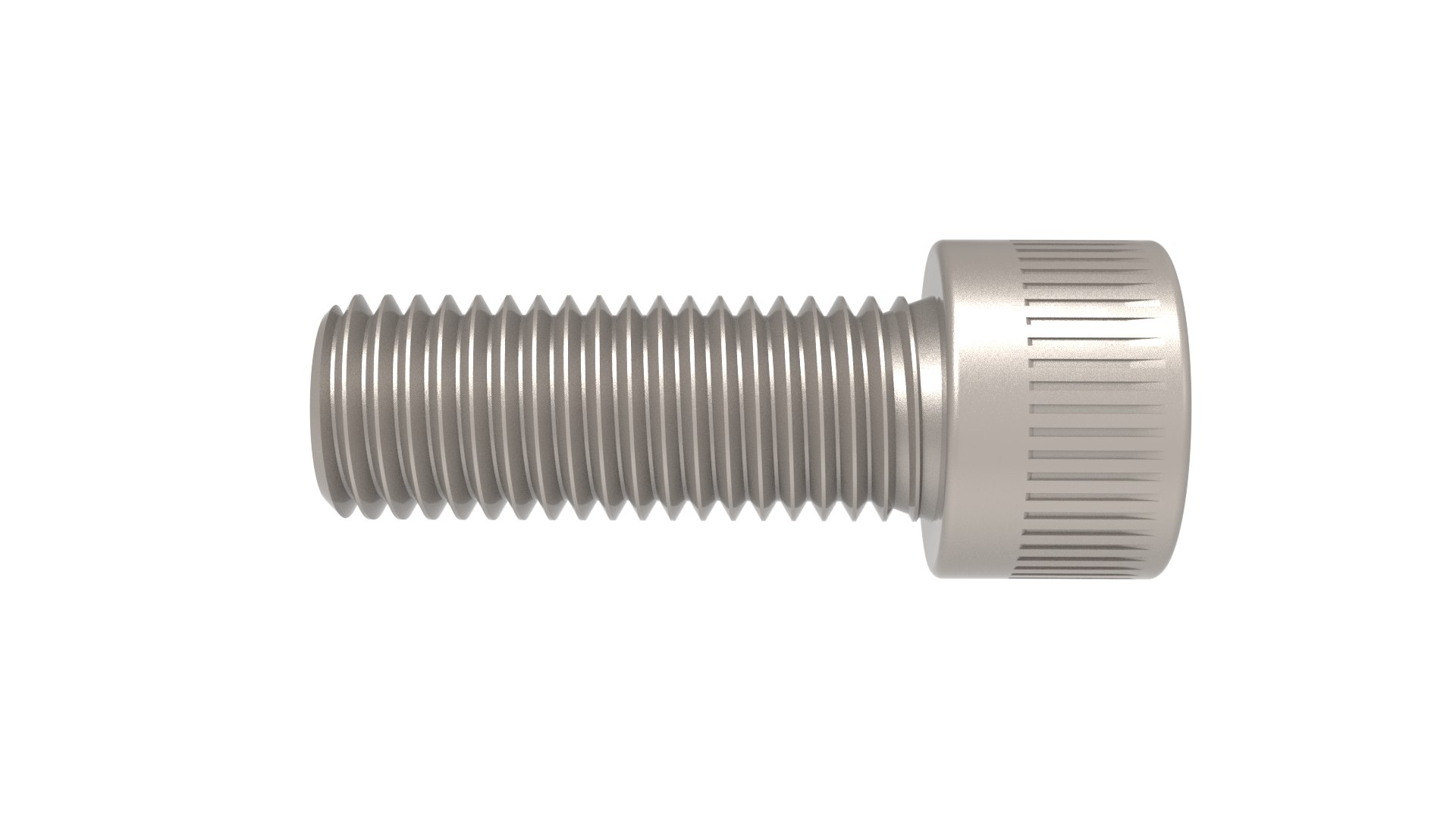 Socket Head Bolt 3-4 Tread 3D - TurboSquid 2225276