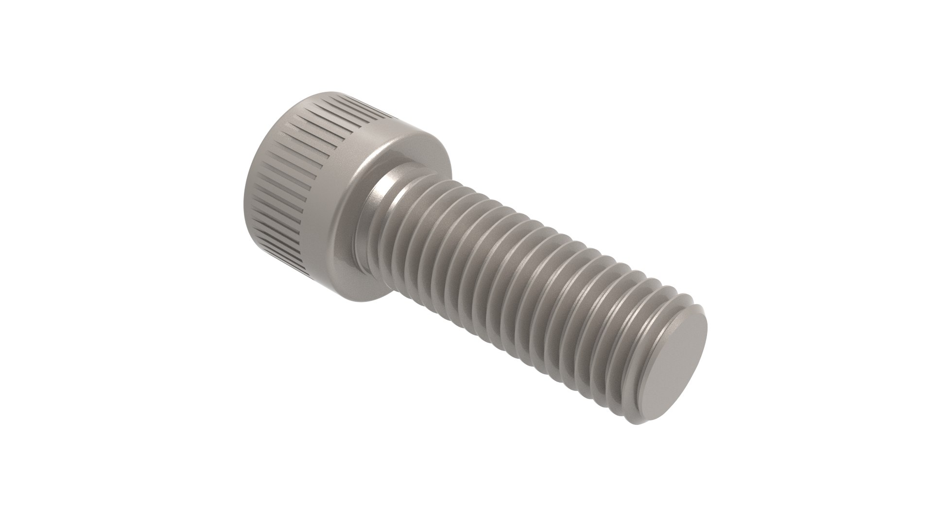 Socket Head Bolt 3-4 Tread 3D - TurboSquid 2225276