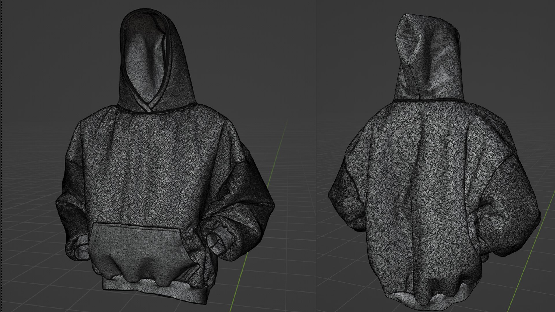 3D YE Hoodie ZPRJ Files - TurboSquid 2104760