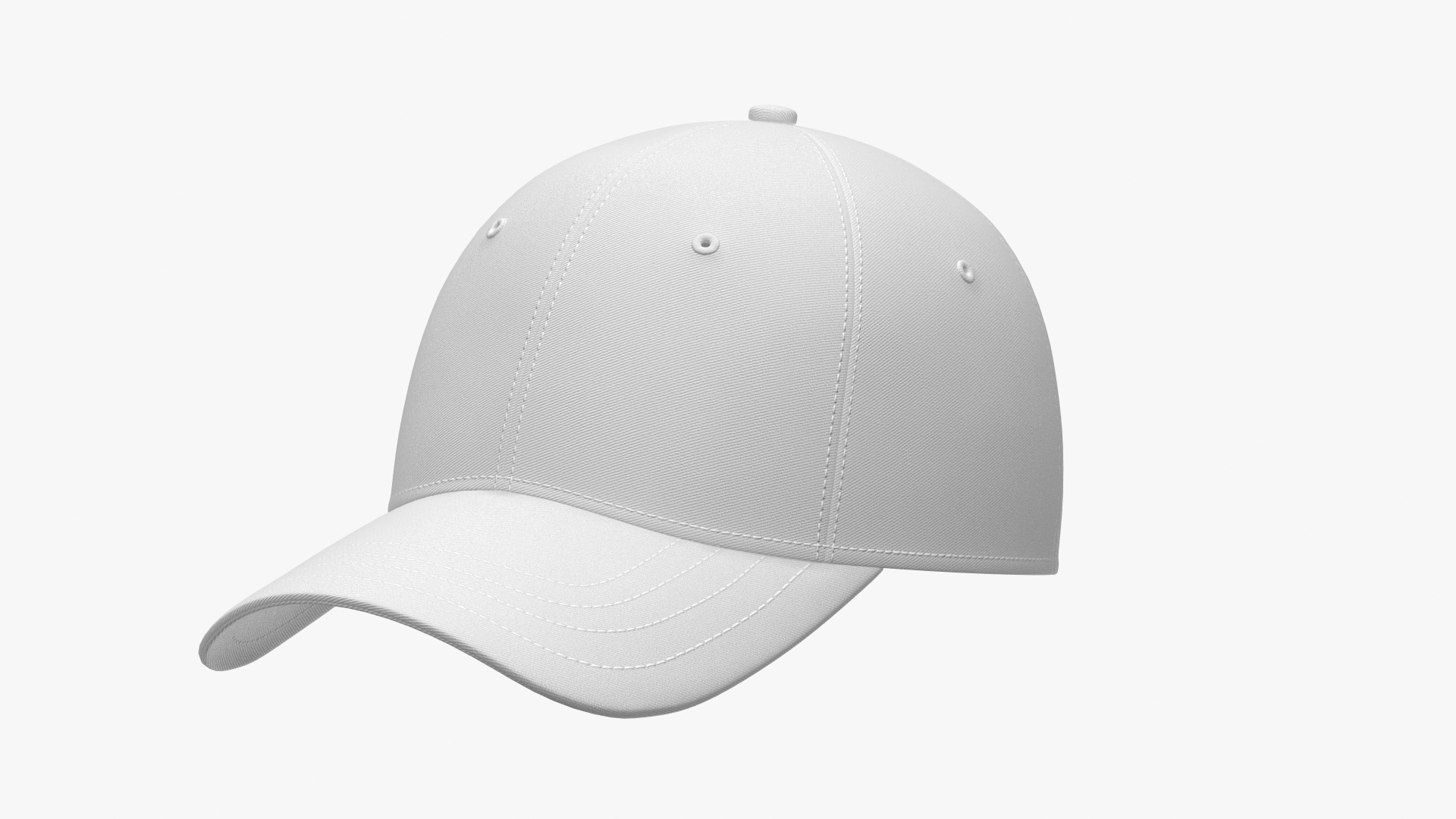 3D Baseball Cap White - TurboSquid 1414277