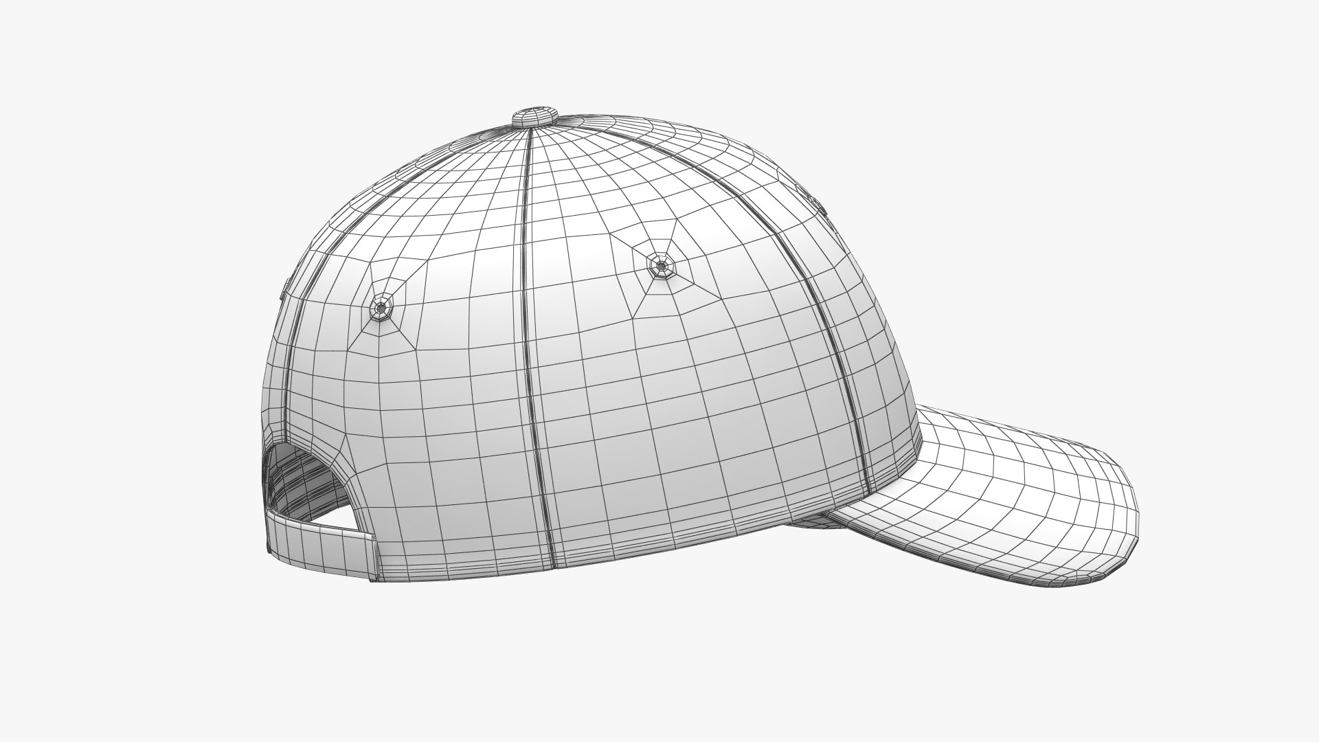 3D baseball cap white - TurboSquid 1414277