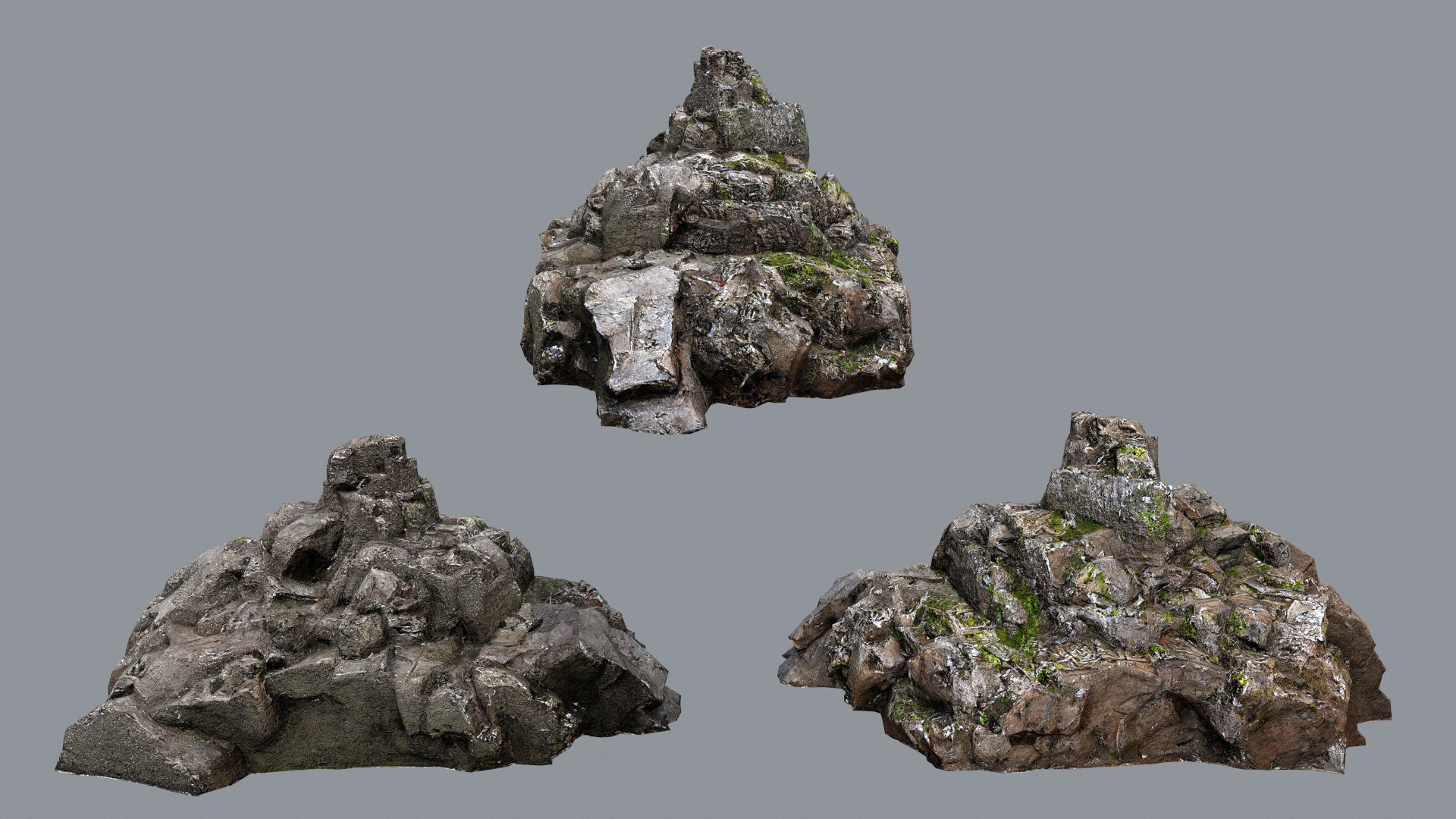 3D Model Maya Ruin Rocks - TurboSquid 2207353