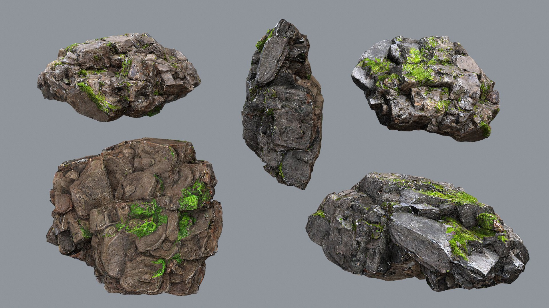 3D Model Maya Ruin Rocks - TurboSquid 2207353