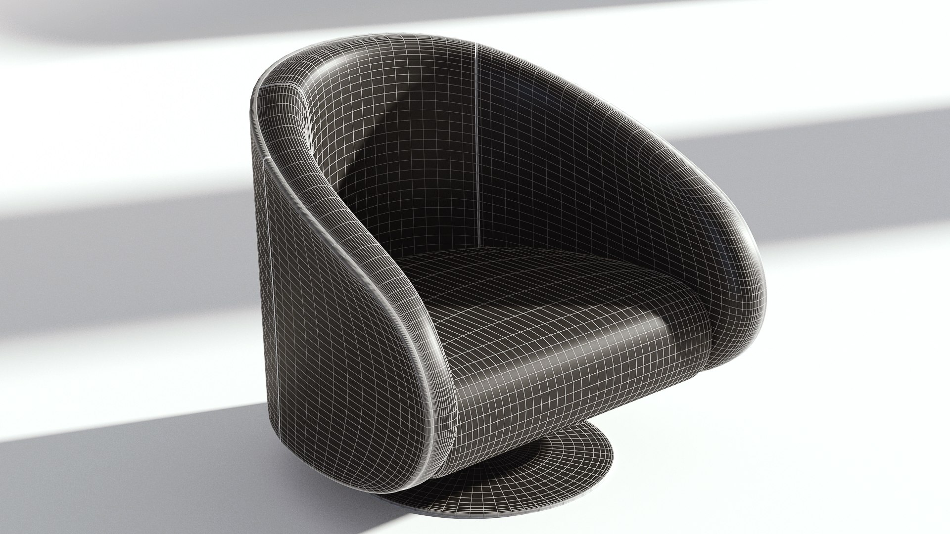 3D Leather Rotating Armchair Model - TurboSquid 1448962