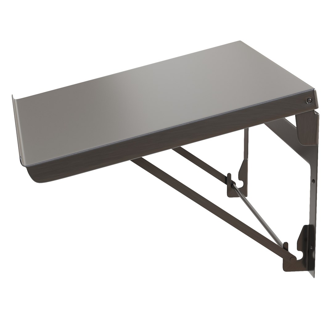 Teknomek Stainless Steel Wal Mounted Lectern 3D Model - TurboSquid 2346032