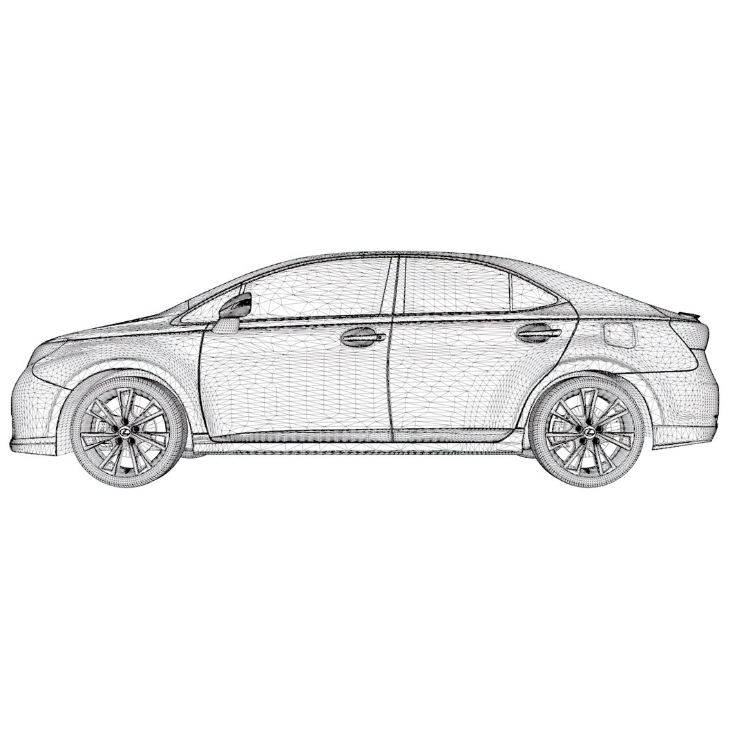 3D Lexus HS - 2010 - TurboSquid 2138565