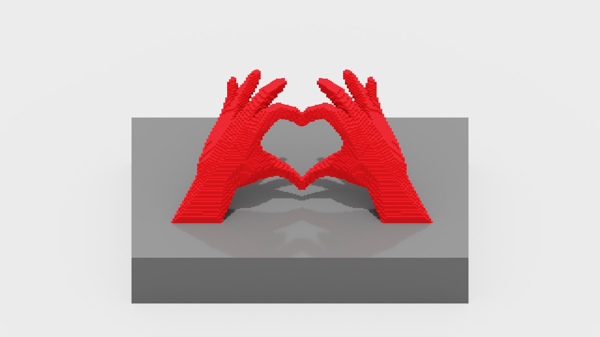 Love Hand Sculpture 3D Model - TurboSquid 1853969