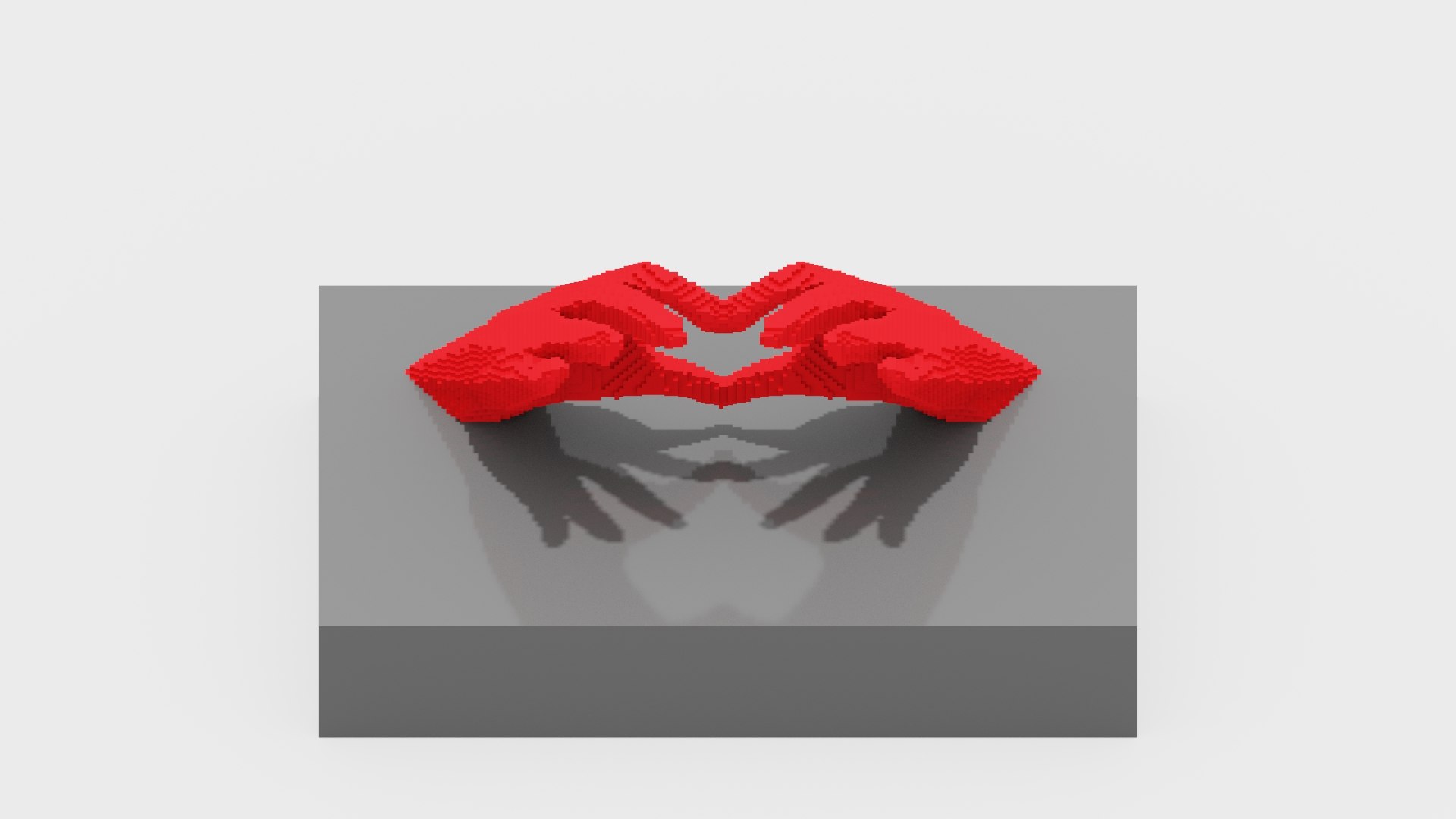 Love Hand Sculpture 3D Model - TurboSquid 1853969