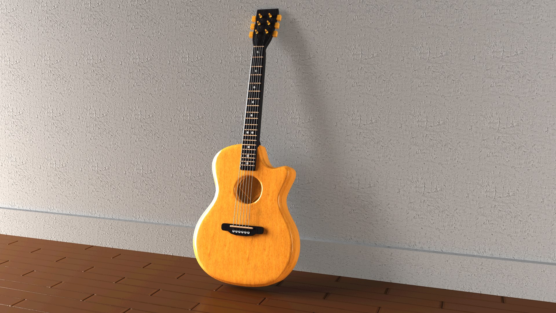 Guitar instruments 3D model - TurboSquid 1314833