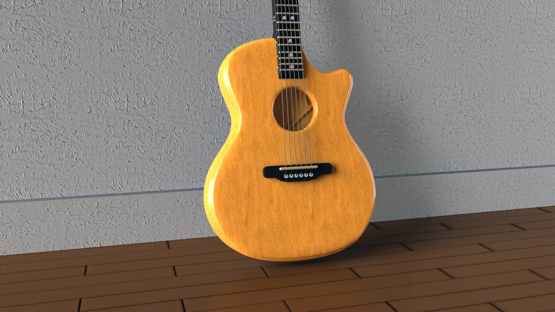 Guitar instruments 3D model - TurboSquid 1314833