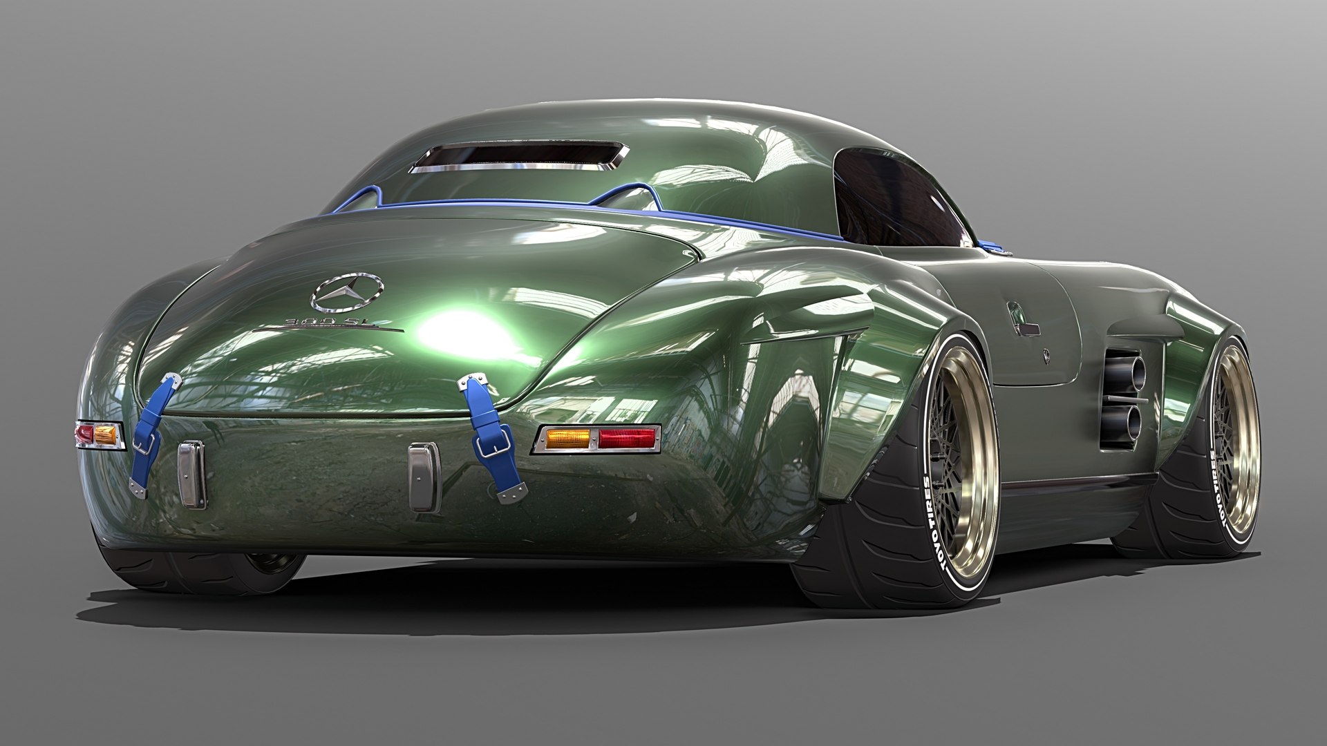 Mercedes-Benz 300 SL Widebody 3D Model - TurboSquid 2248489