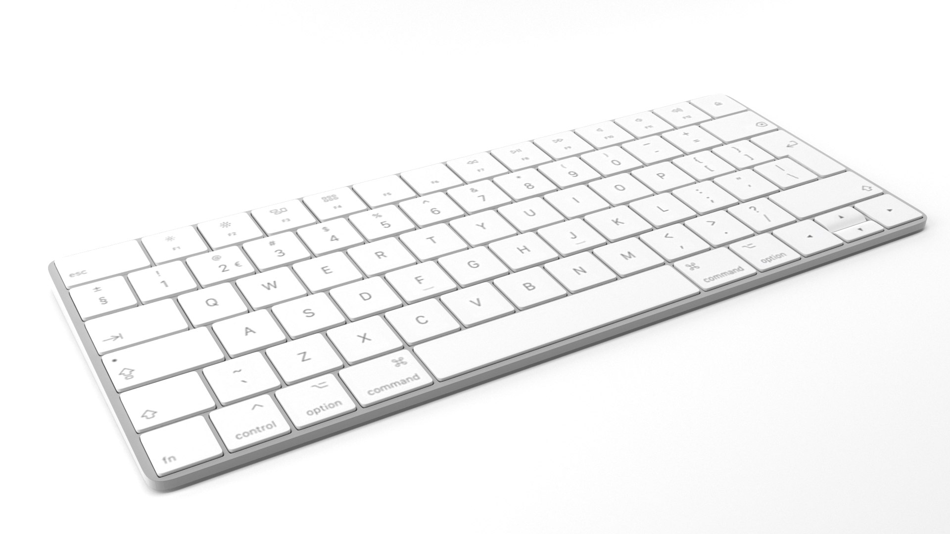 Apple Magic Keyboard 3D Model - TurboSquid 1197736