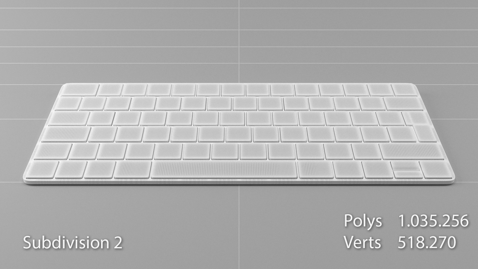 Apple Magic Keyboard 3D Model - TurboSquid 1197736