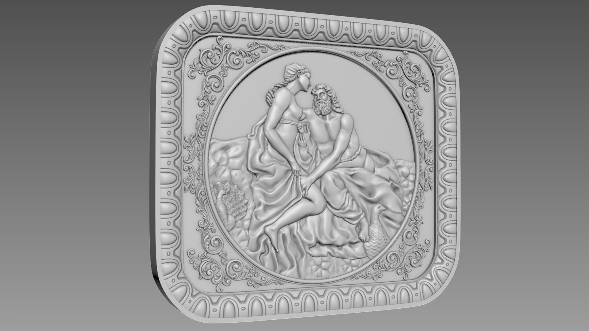 3D Hera Bas-Relief model - TurboSquid 2132712