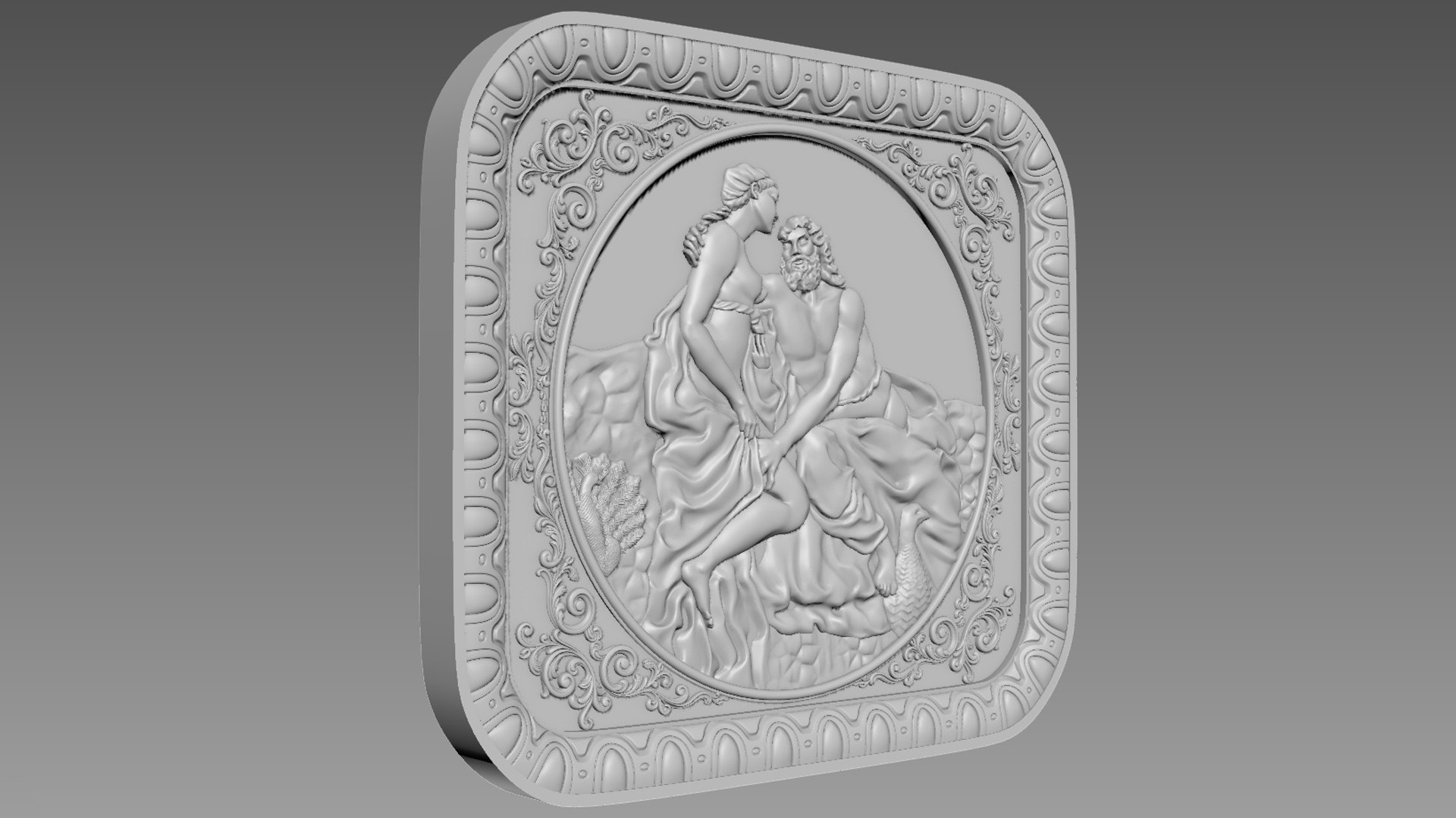 3D Hera Bas-Relief model - TurboSquid 2132712