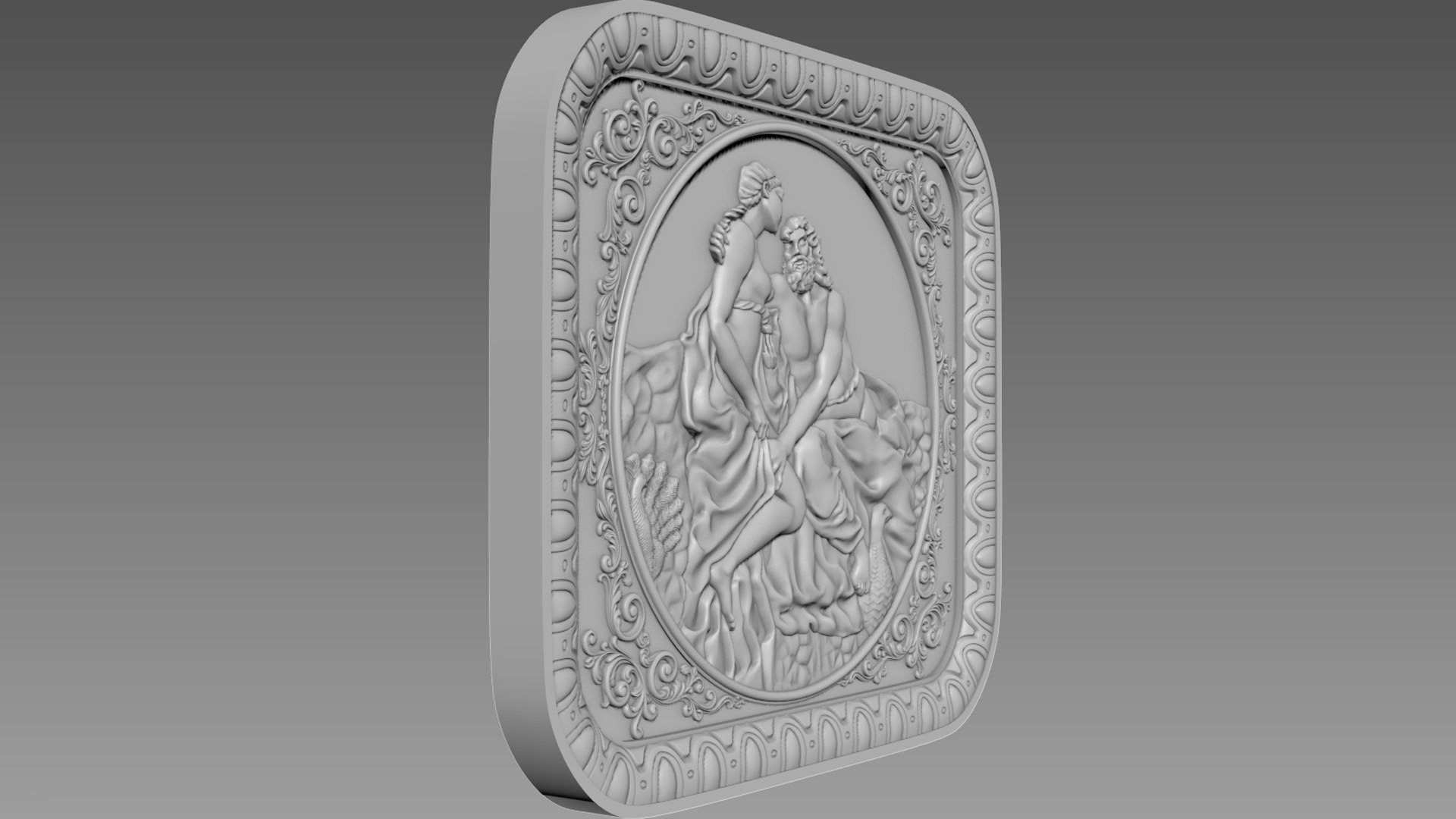 3D Hera Bas-Relief model - TurboSquid 2132712