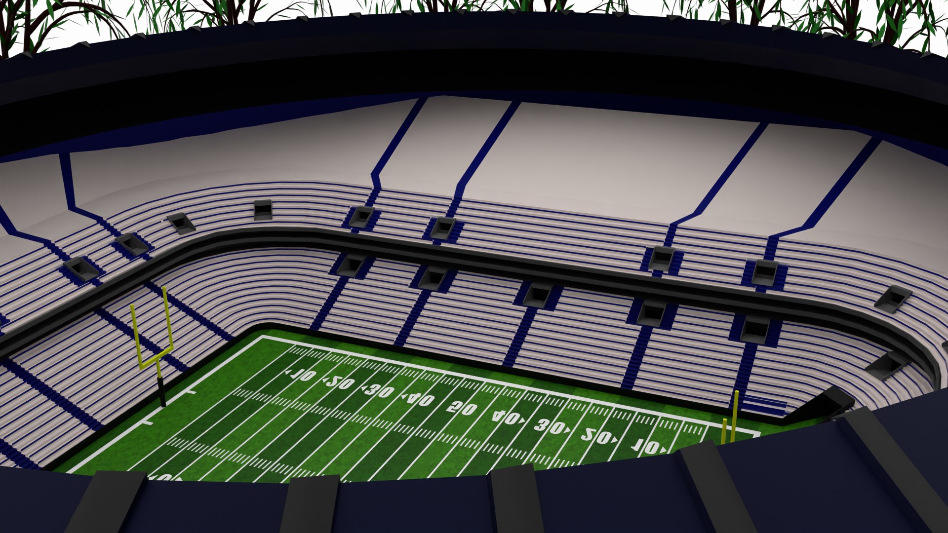 American Football Stadium 3D Model - TurboSquid 2034401