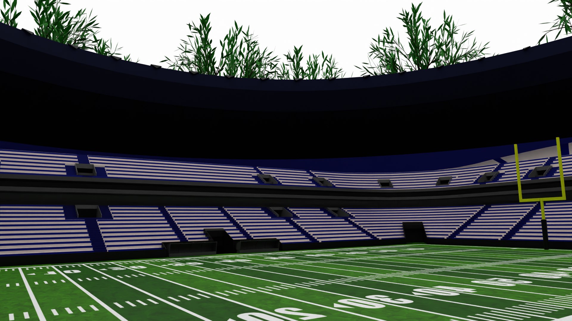 American Football Stadium 3D Model - TurboSquid 2034401