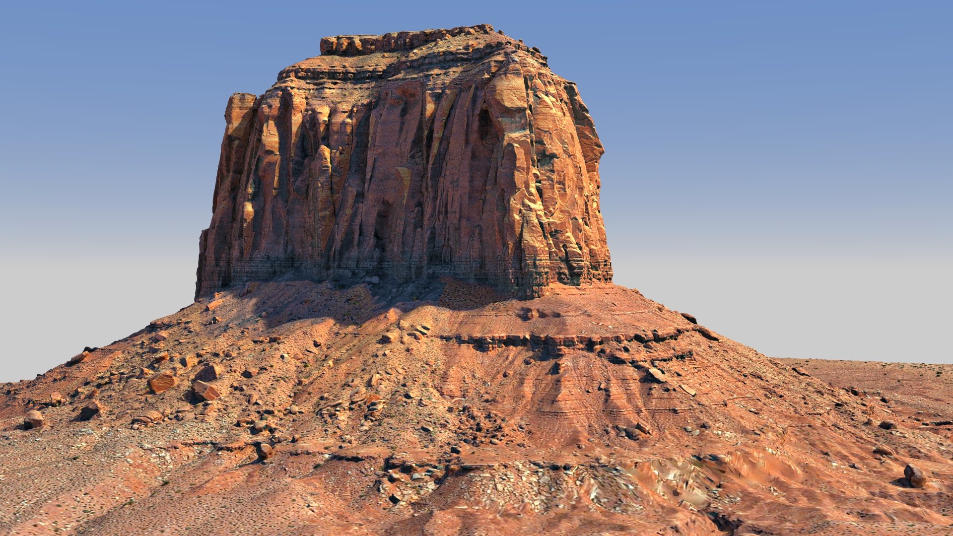 Mesa Cliff 3D Model - TurboSquid 2028345