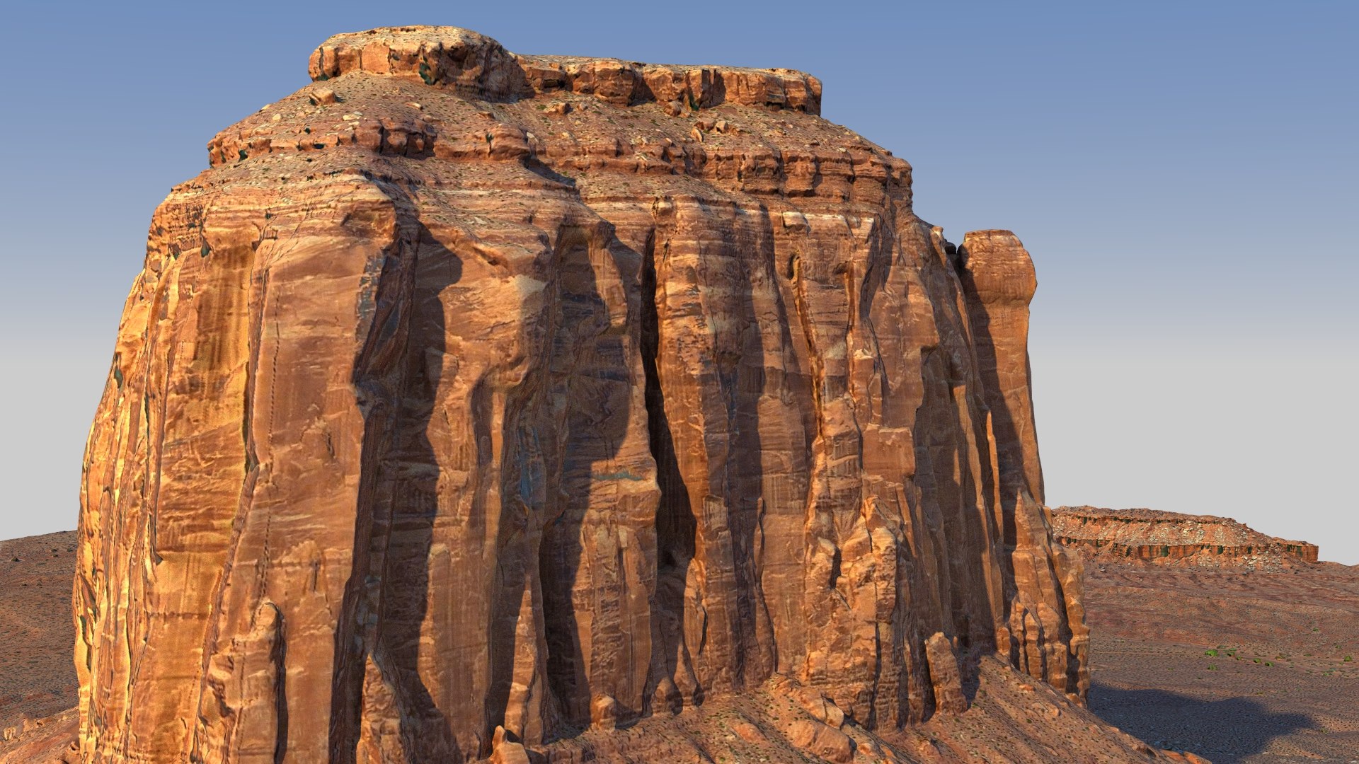 Mesa Cliff 3D Model - TurboSquid 2028345