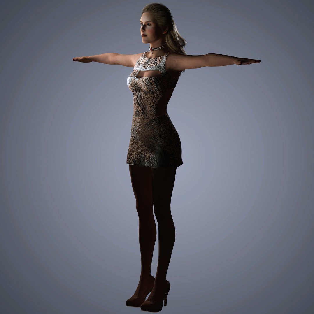 Nicole Kidman Character 3D Model - TurboSquid 2329564