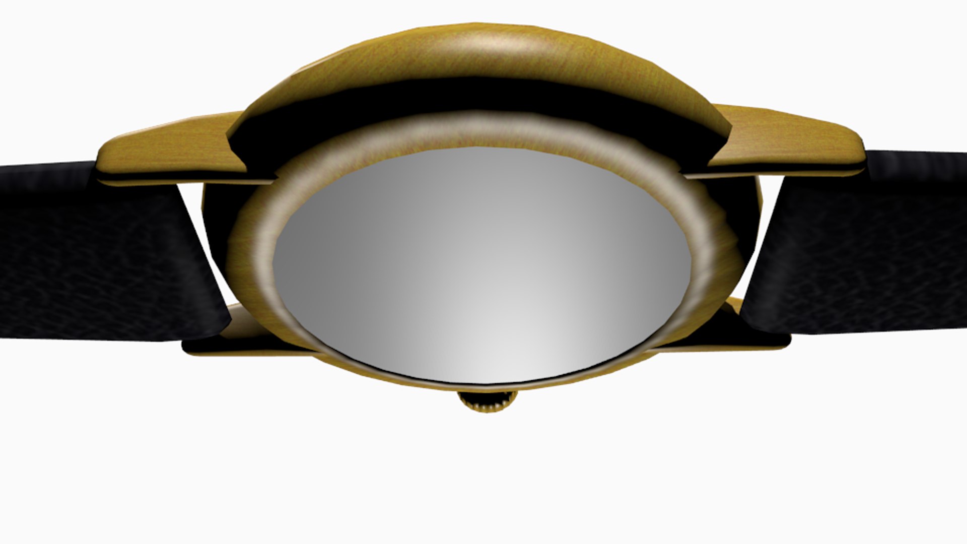 3D Gold Watch Wristwatch - TurboSquid 1206590