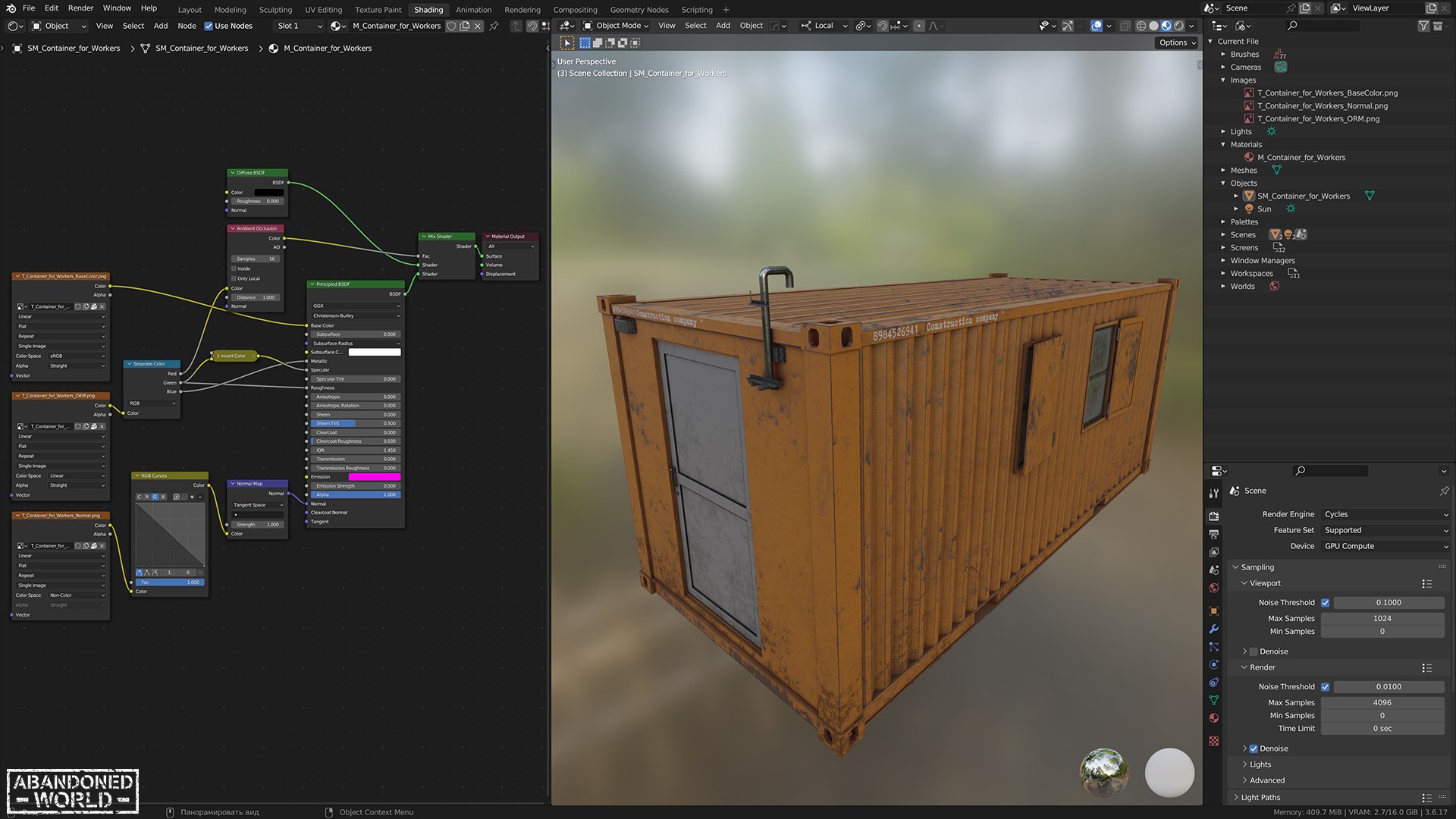 Container For Workers 3D Model - TurboSquid 2315873