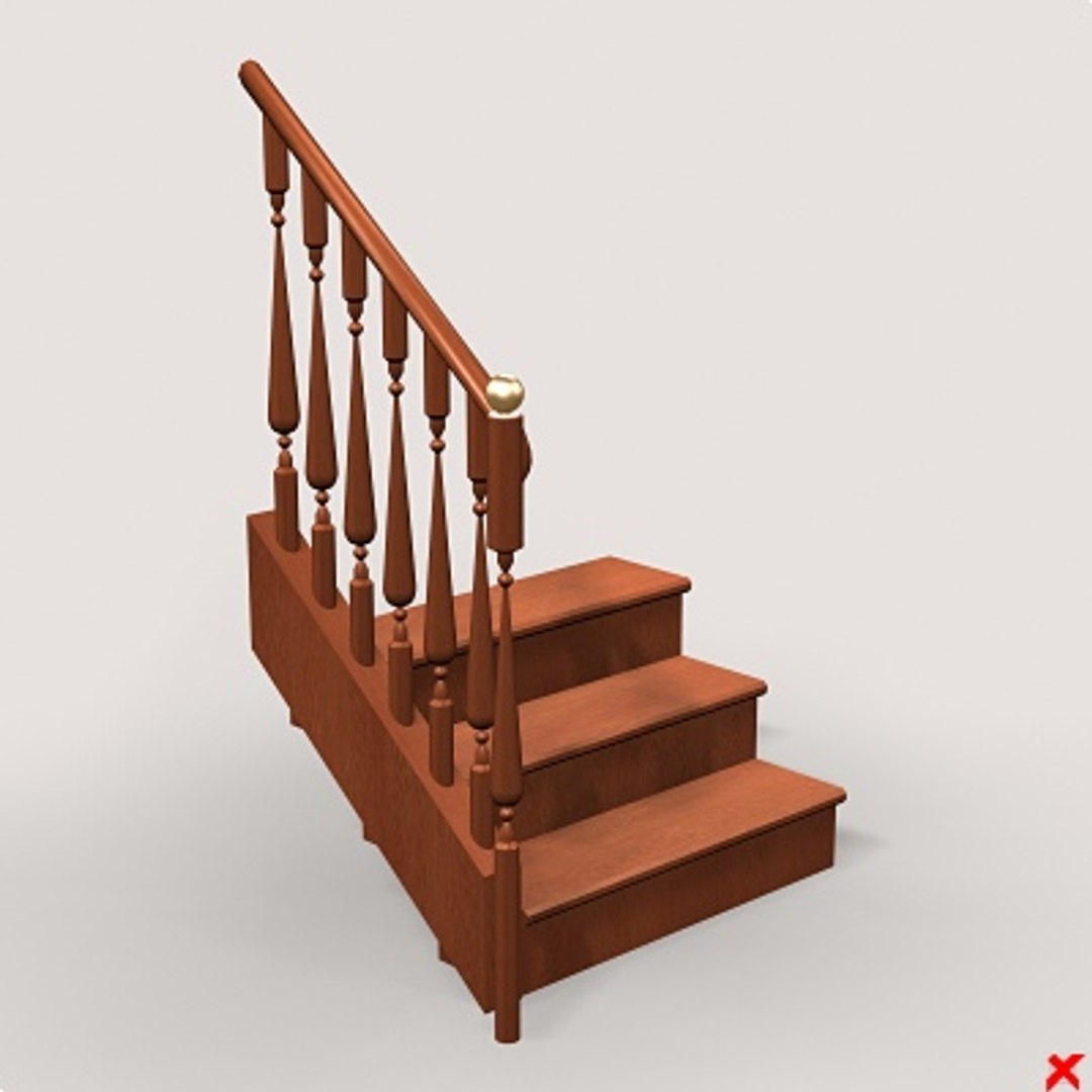 3d model stairs staircase