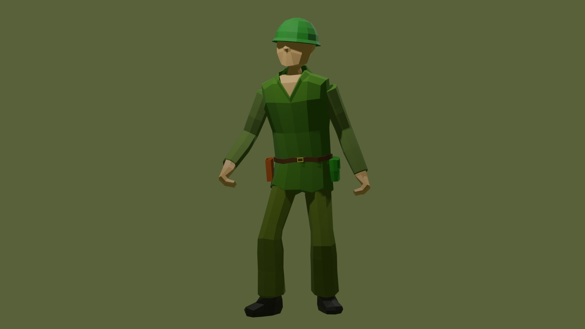 Soldier Low Poly - Rigged 3D - TurboSquid 2008365