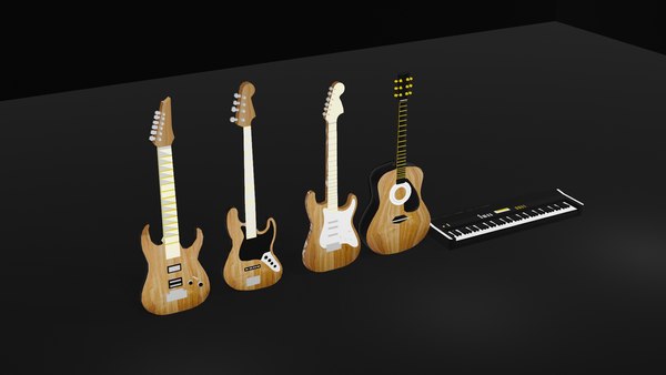 3D music instrument model - TurboSquid 1690160