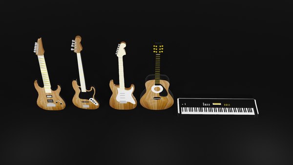 3D music instrument model - TurboSquid 1690160