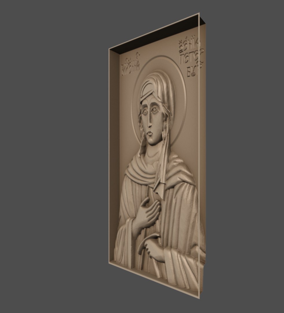 Orthodox Christian Icon St 3d Obj
