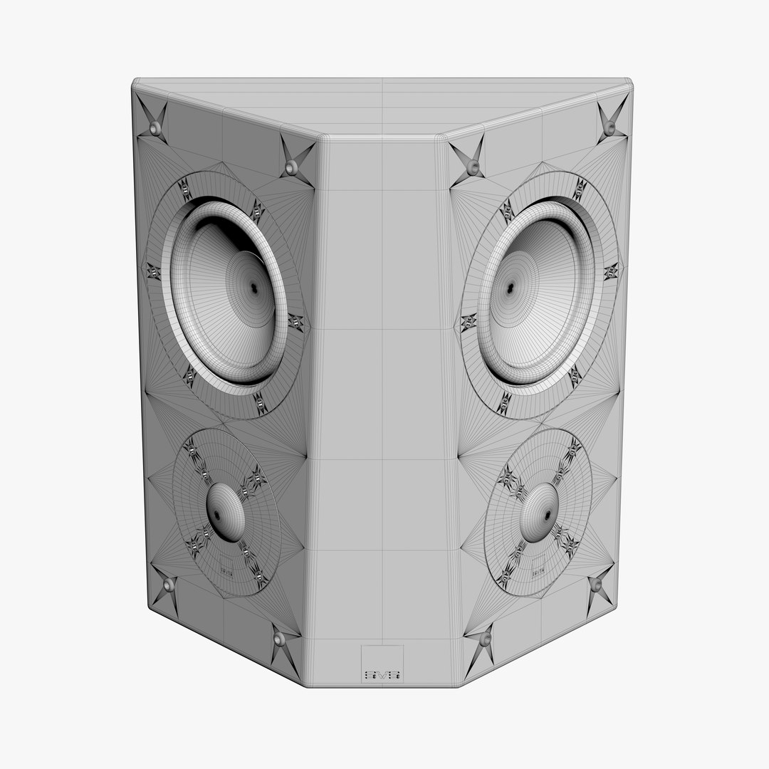 3D model SVS Ultra Surround Speaker Black Oak - TurboSquid 2127284