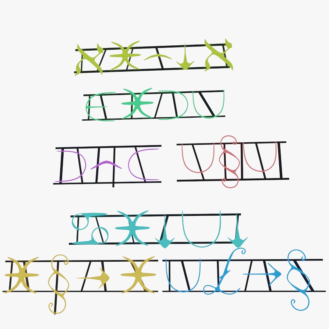 Sci-Fi Neon Signs 3D - TurboSquid 1953563