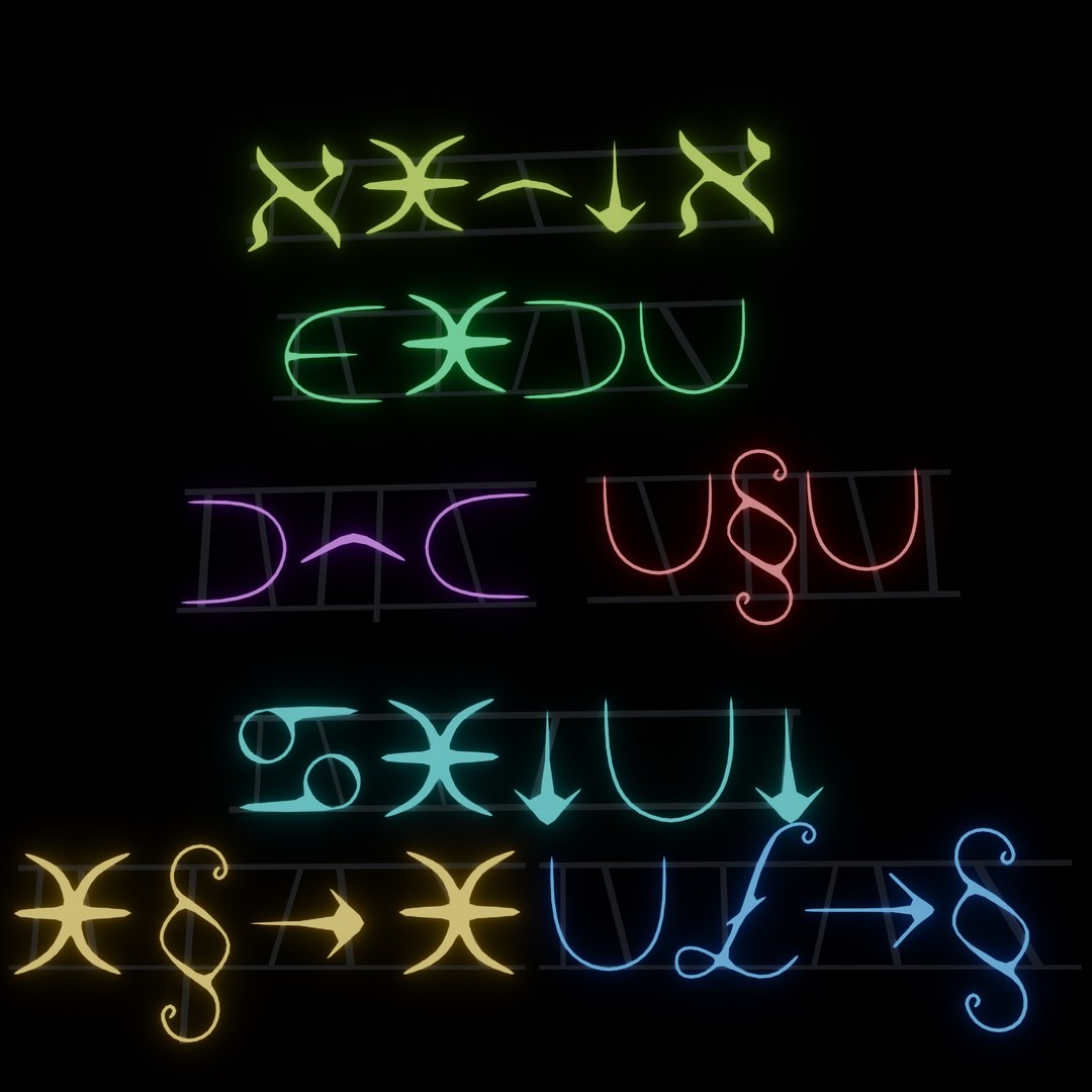 Sci-Fi Neon Signs 3D - TurboSquid 1953563