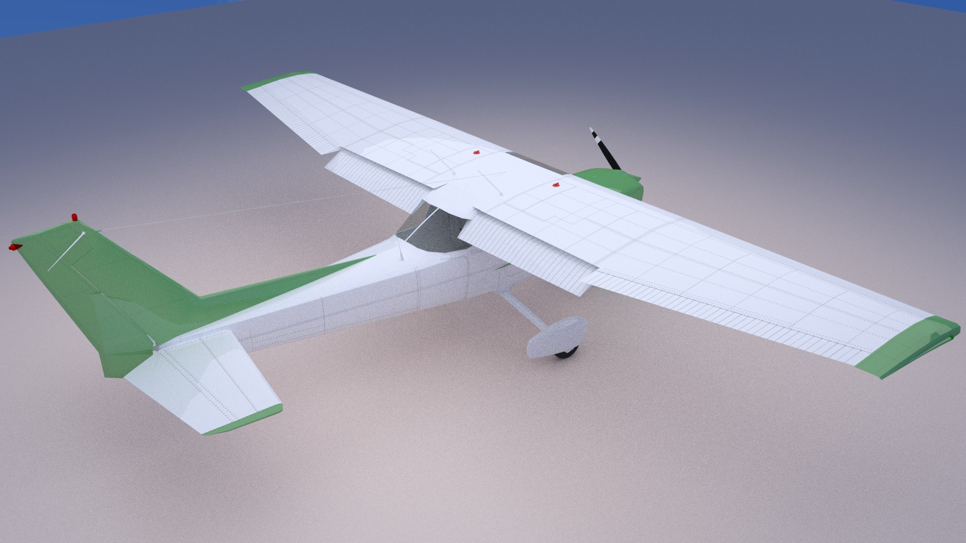 3D C152 Instrument Panel Model - TurboSquid 1151811