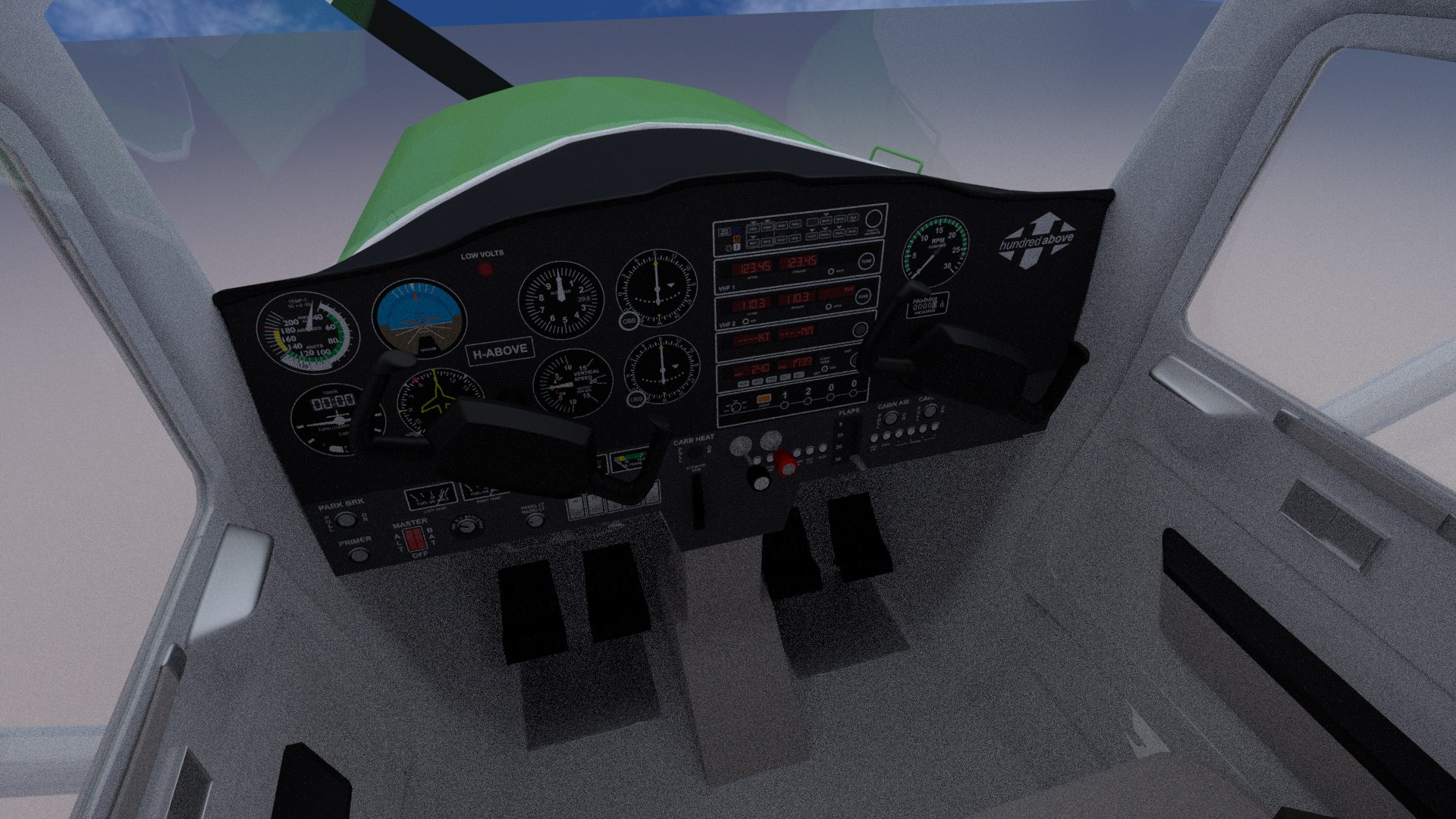 3D C152 Instrument Panel Model - TurboSquid 1151811