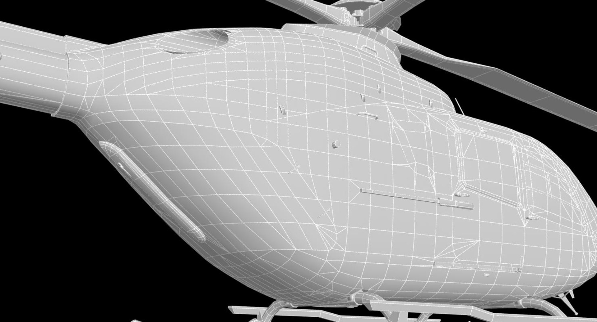 3d ec-135 eurocopter model