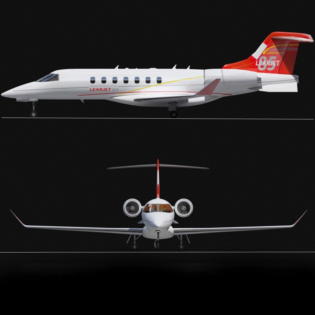 Bombardier Learjet 3d 3ds