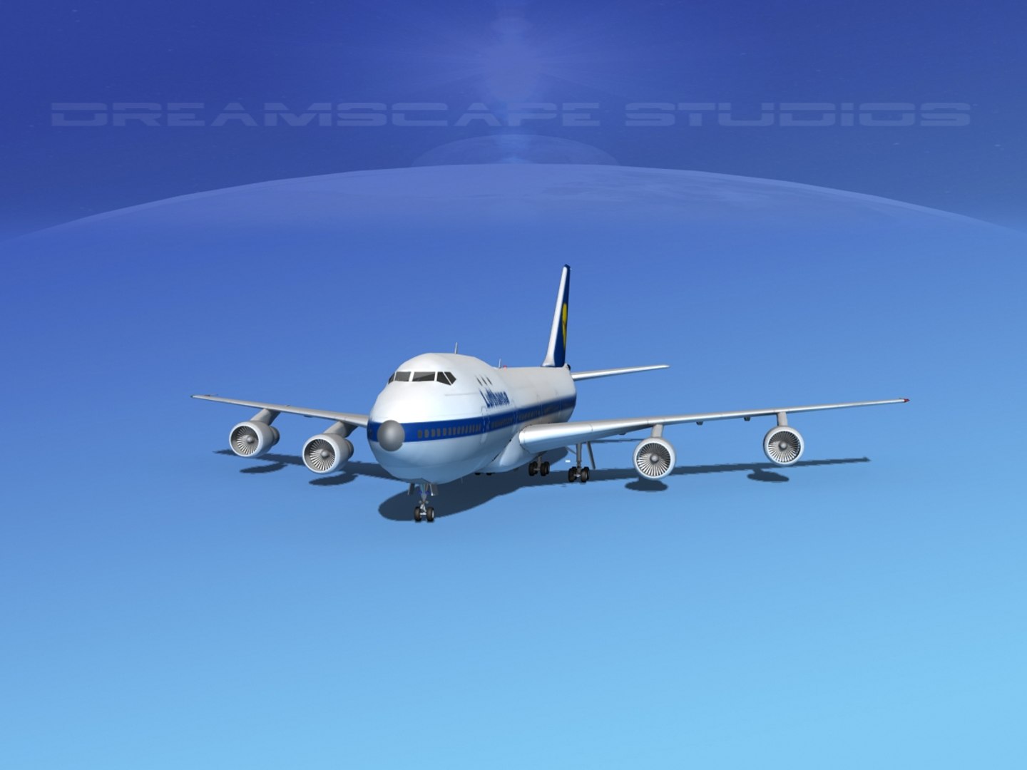 747-100 boeing 747 3d model