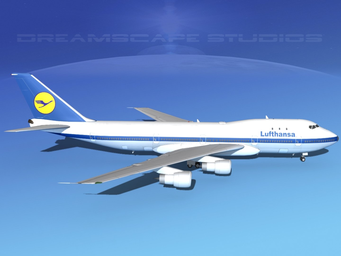 747-100 boeing 747 3d model